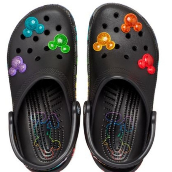 CROCS | Shoes | Crocs Classic Disney Rainbow Celebration Clog Brand New ...